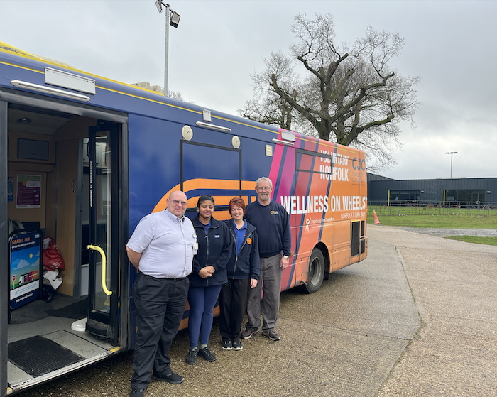 Wellness on Wheels bus visits The Nest | The Nest